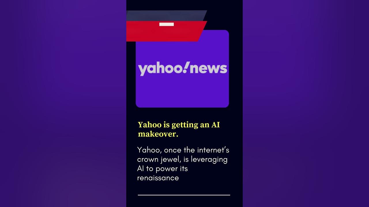 Yahoo Takes On Google With NEW AI Tools - YouTube
