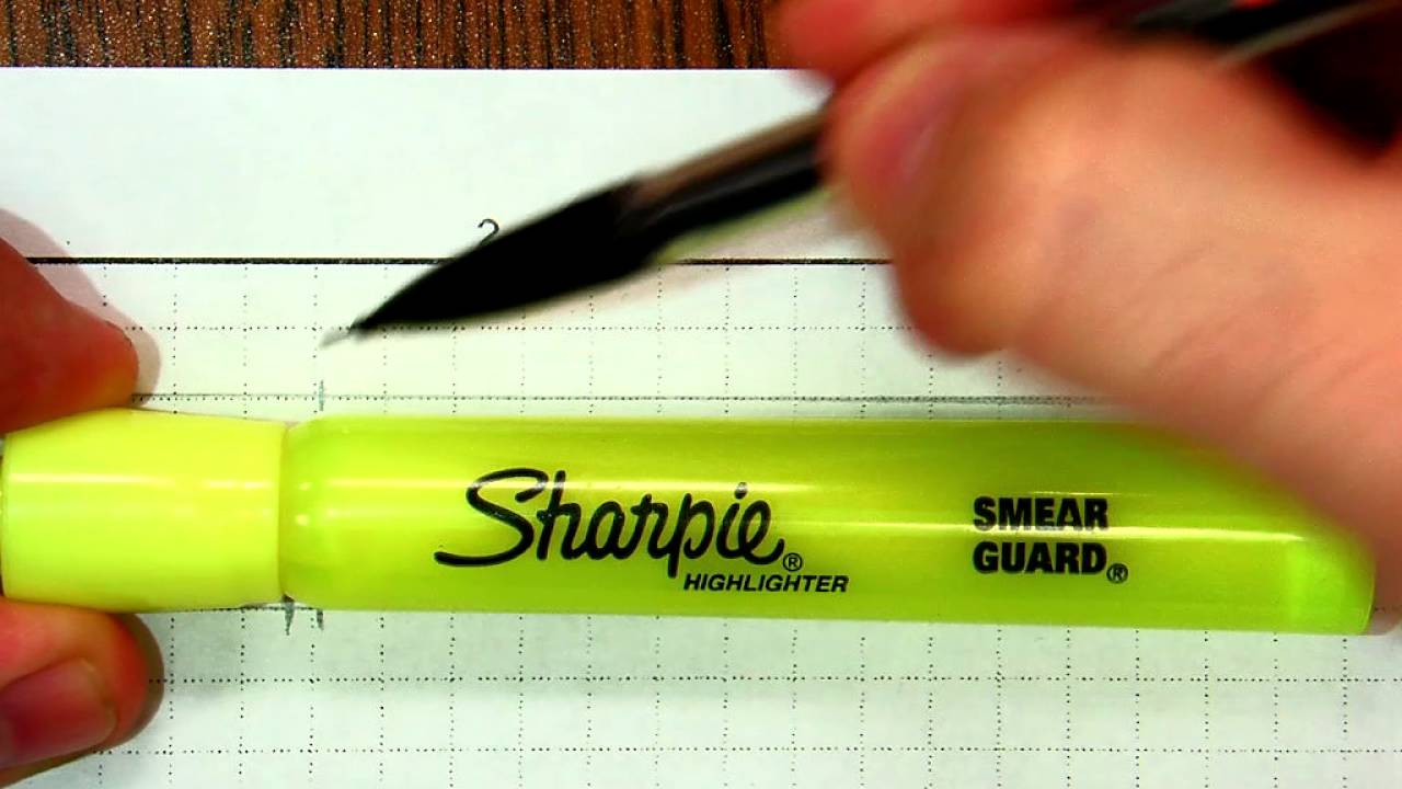 Concept Sketching 2016 - Sharpie Highlighter - Part 1 - YouTube