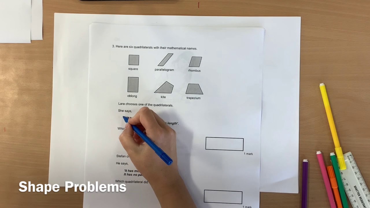 Year 5 Maths - Shape, Space & Measure - Apply shape knowledge to solve ...