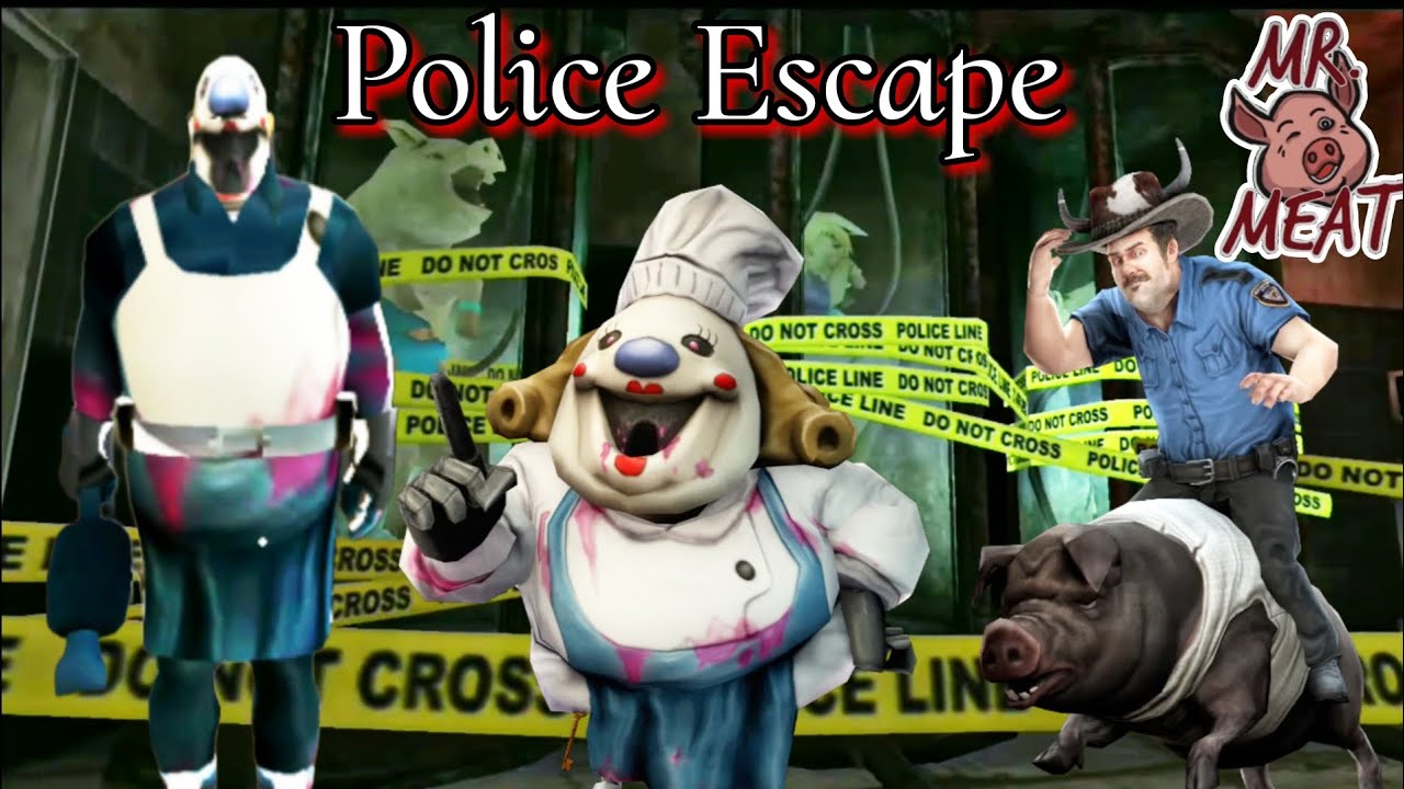 Mr Meat Is Mati Police Escape Full Gameplay In Ice Scream 4 Atmosphere ...