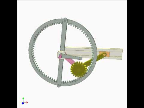 Internal gear slider mechanism 2 - YouTube