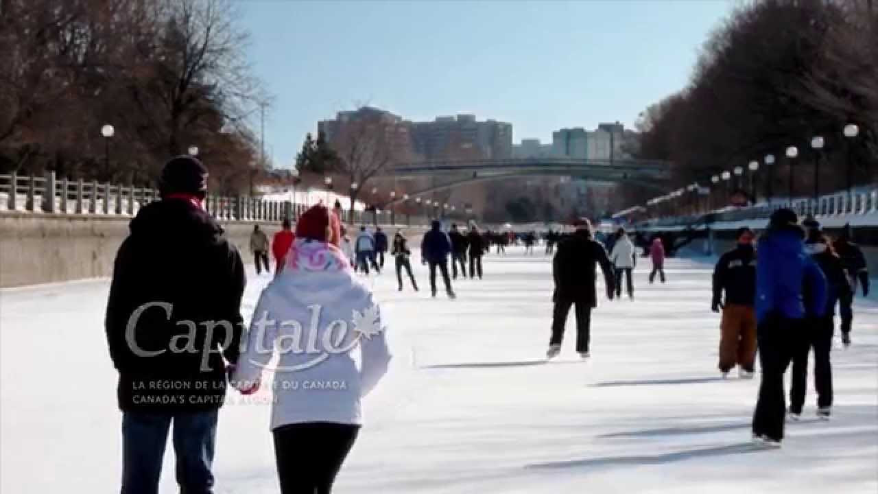 Bal de Neige 2014 - Bal de Neige et la patinoire du canal Rideau - YouTube