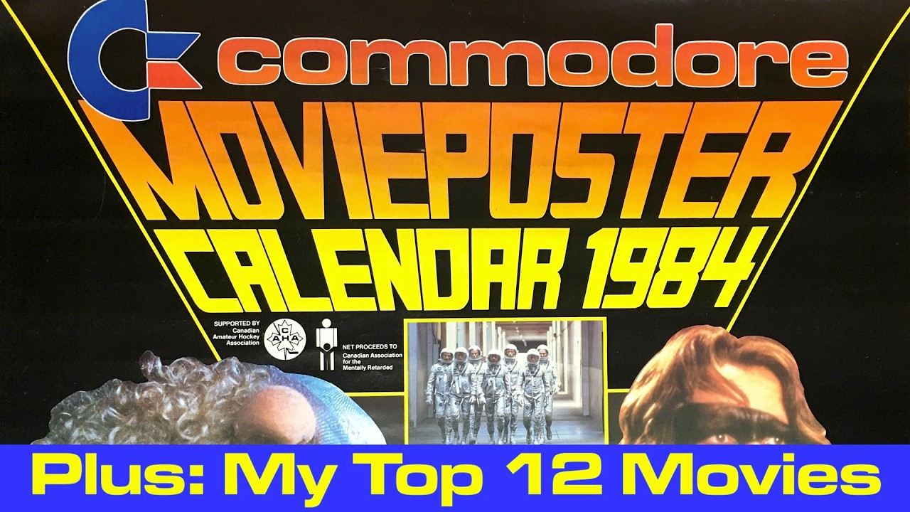 Commodore 1984 Movie Poster Calendar + My Top 12 - YouTube
