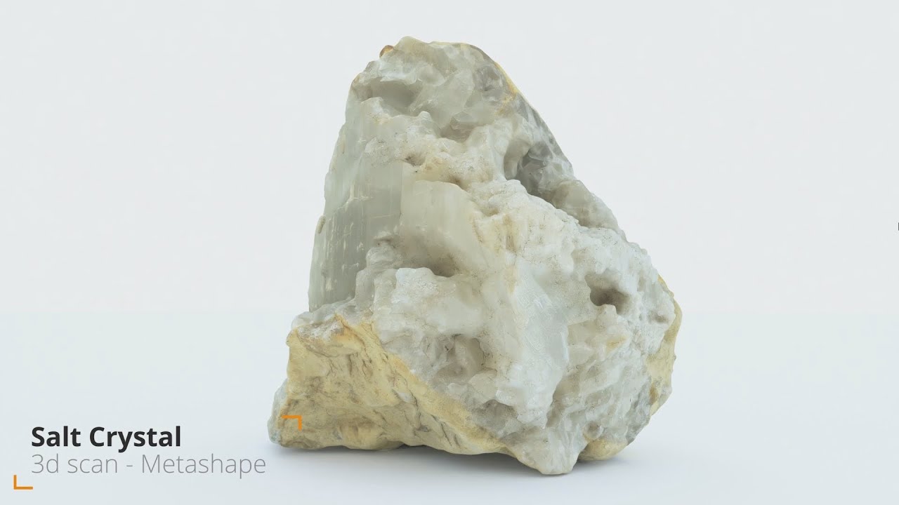 Salt crystal 3d scan / Metashape photogrammetry - YouTube