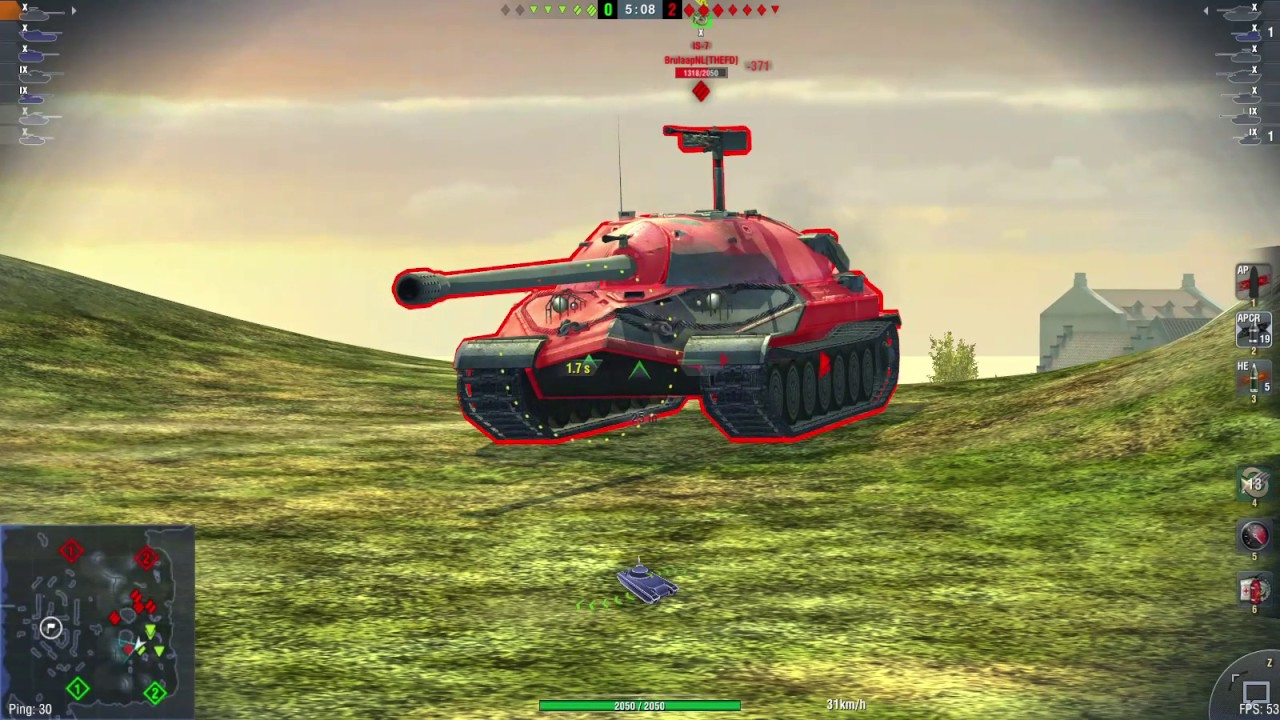 WoTB Middleburg in the IS-7 6.1k - YouTube