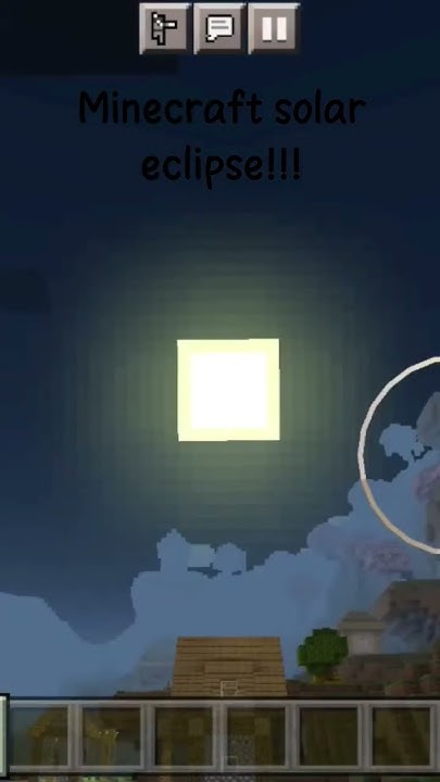 solar eclipse but in minecraft no mod - YouTube