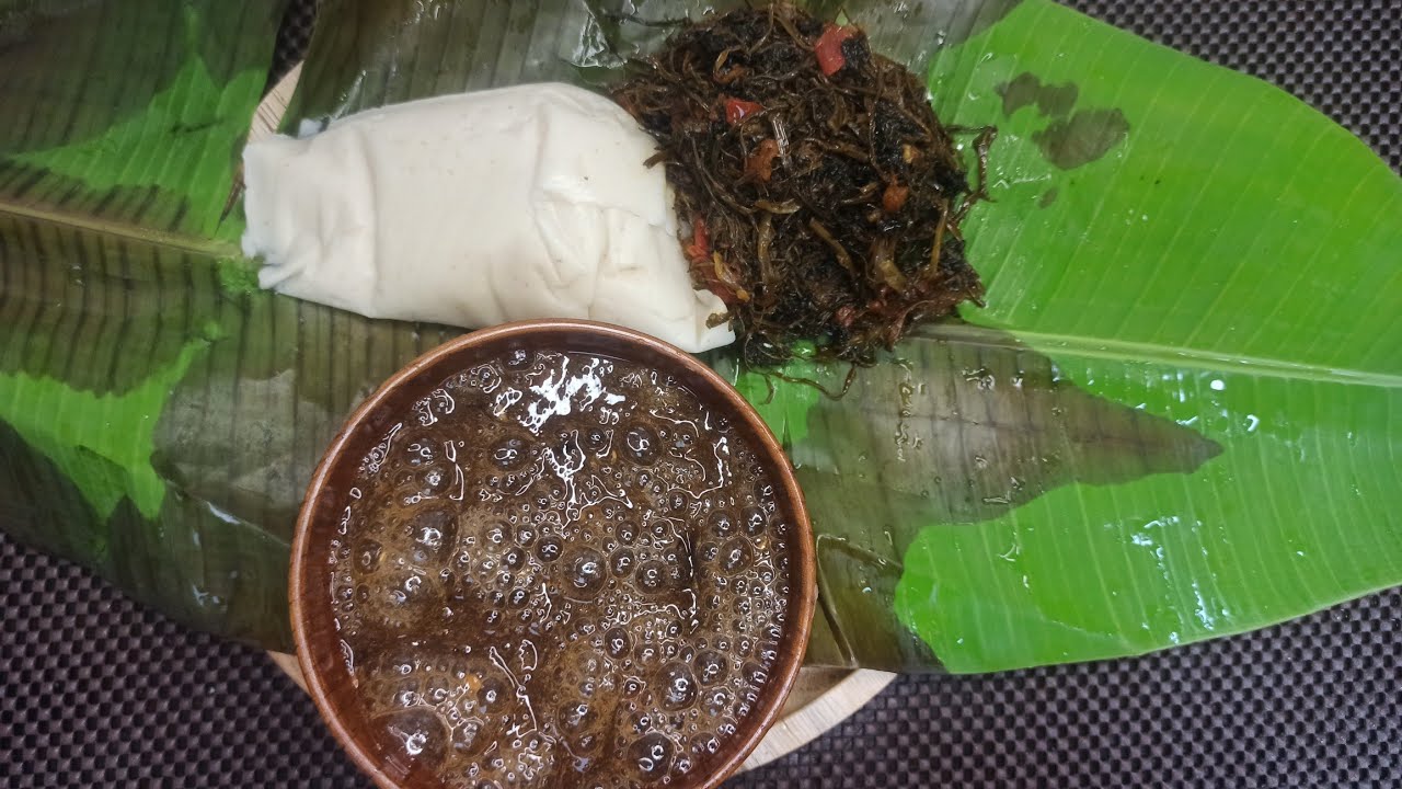 How to cook fufu and Nkwi from Cameroon/ couscous nkui du Cameroon # ...