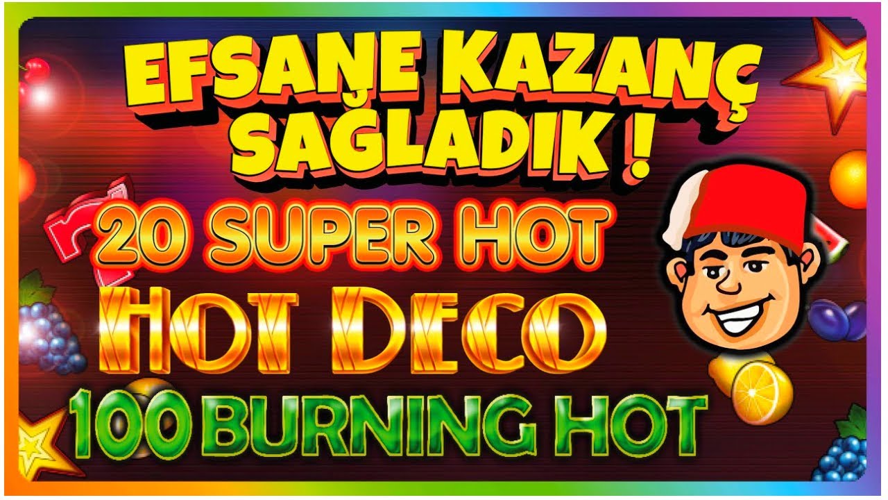 HOT DECO 👑 SON PARAMLA EFSANE KAZANCA 👑 | SLOT OYUNLARI | #EGT # ...