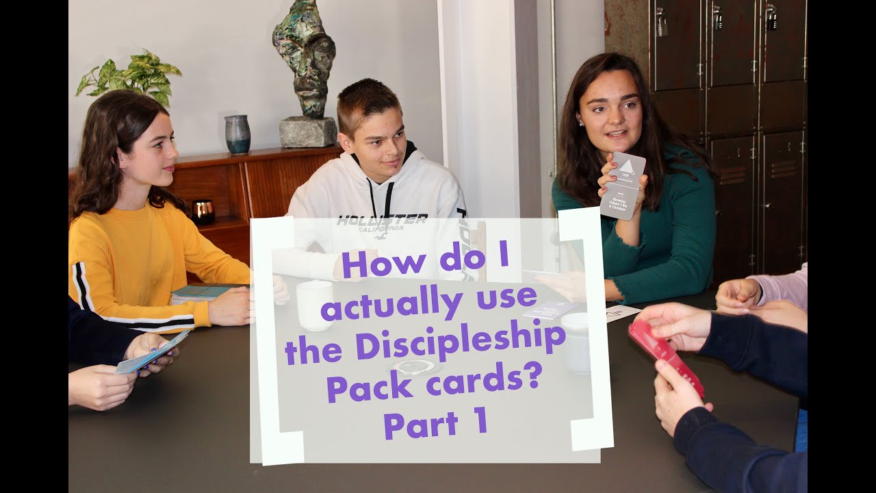 How Do I Actually Use The Discipleship Pack Cards? - YouTube
