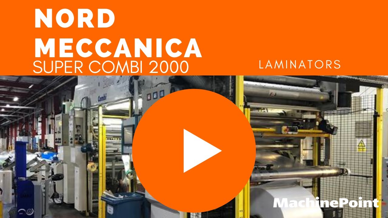 NORD MECCANICA Super Combi 2000 Laminators | NORD MECCANICA Machines ...