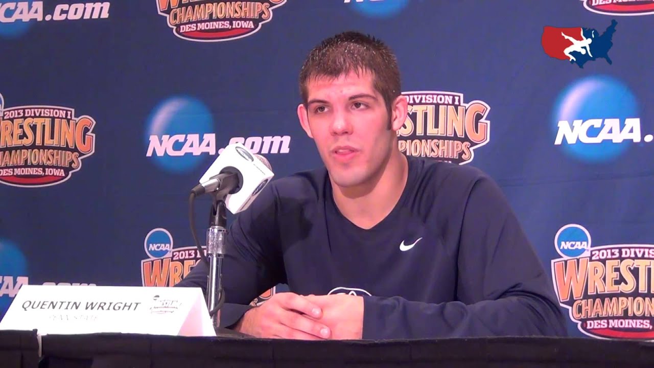 Quentin Wright picks up a second NCAA Title at 197 lbs - YouTube