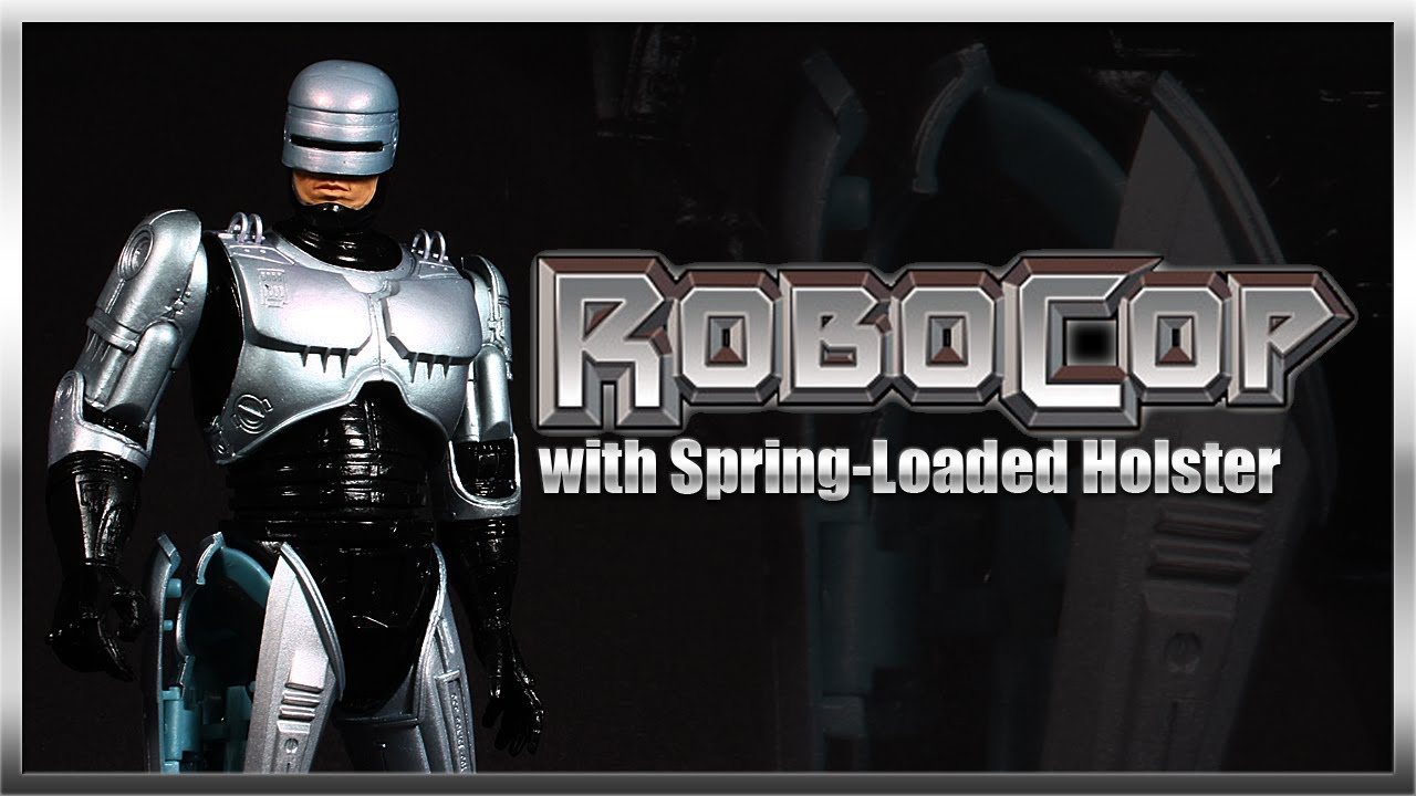NECA ROBOCOP spring loaded holster Action Figure - YouTube