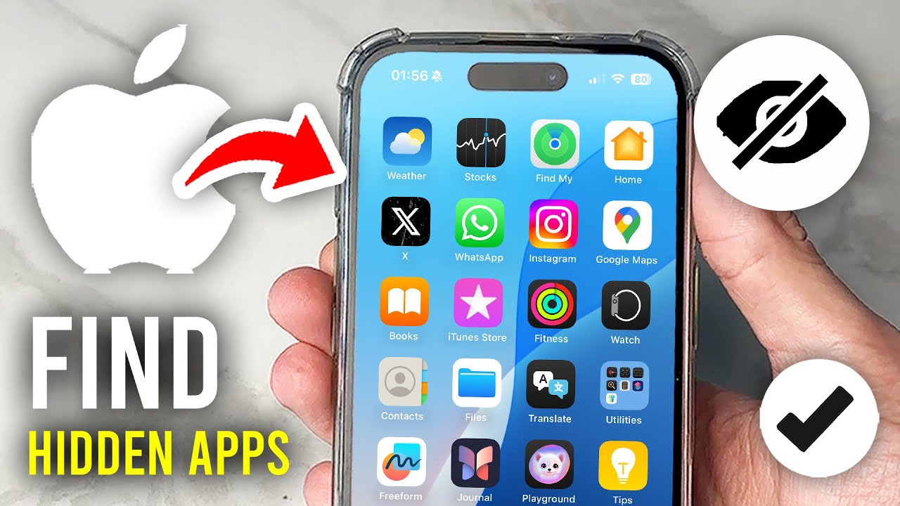 How To Find Your Hidden Apps On iPhone - Full Guide - YouTube