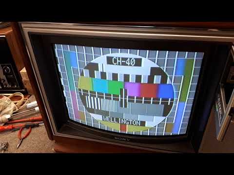 Sony KV-2032ME 1980's TV Set - YouTube