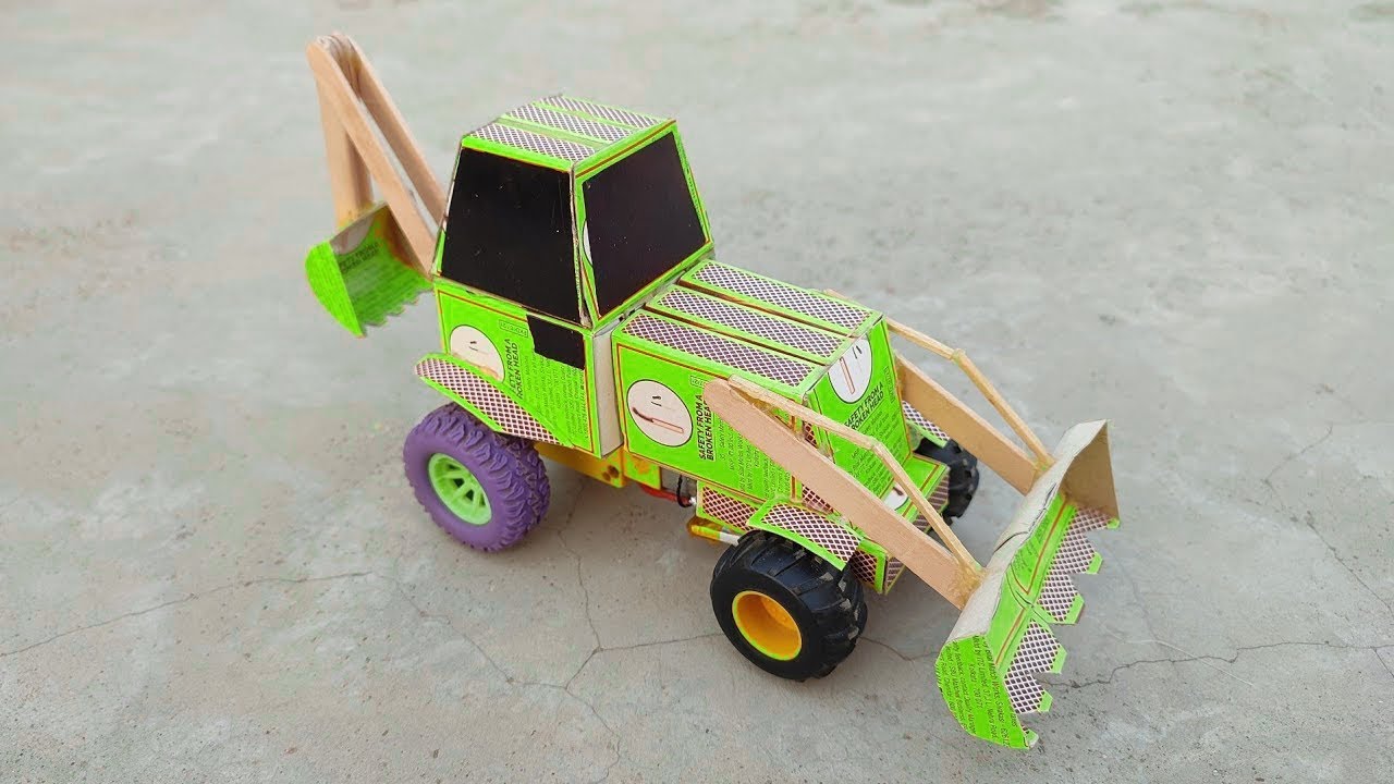 Make it 5 minutes | DIY JCB: Build Your Own Miniature Construction ...