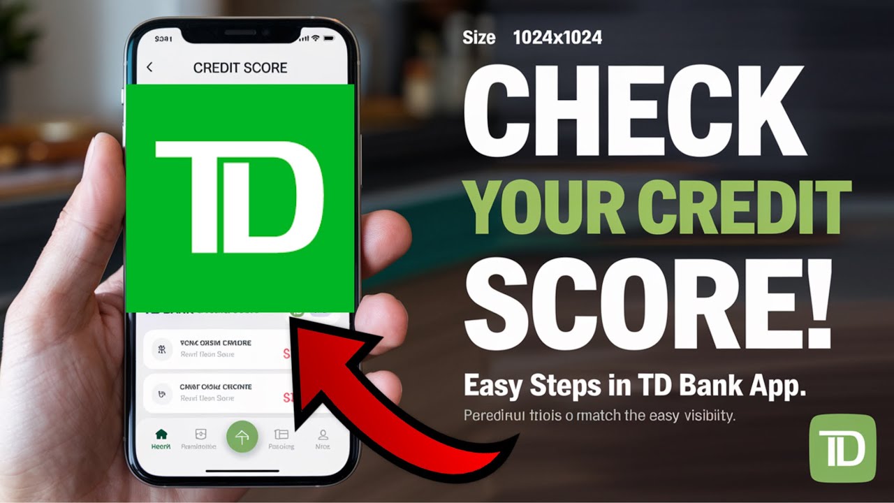 How to See Your Credit Score in the TD Bank App - YouTube