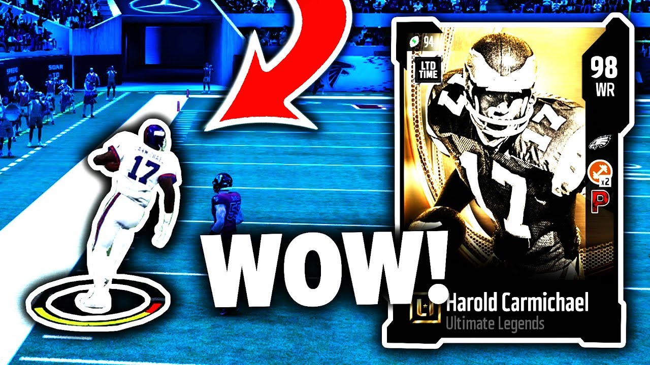 6'8" HARDOLD CARMICHAEL IS CRAZY! TALLEST WR IN NFL HISTORY! Madden 18 ...