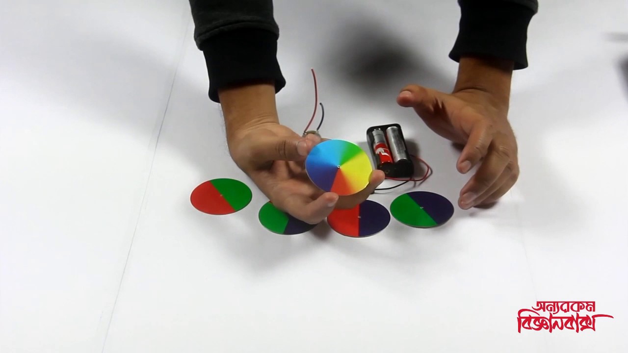 Newton's Color Disk - YouTube