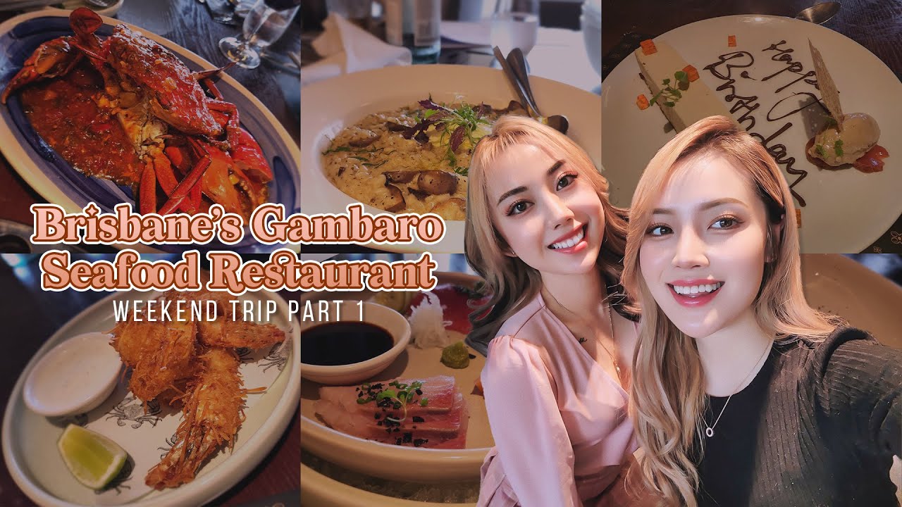Gambaro Seafood Restaurant | Sunshine Coast Weekend Trip Part 1 - YouTube