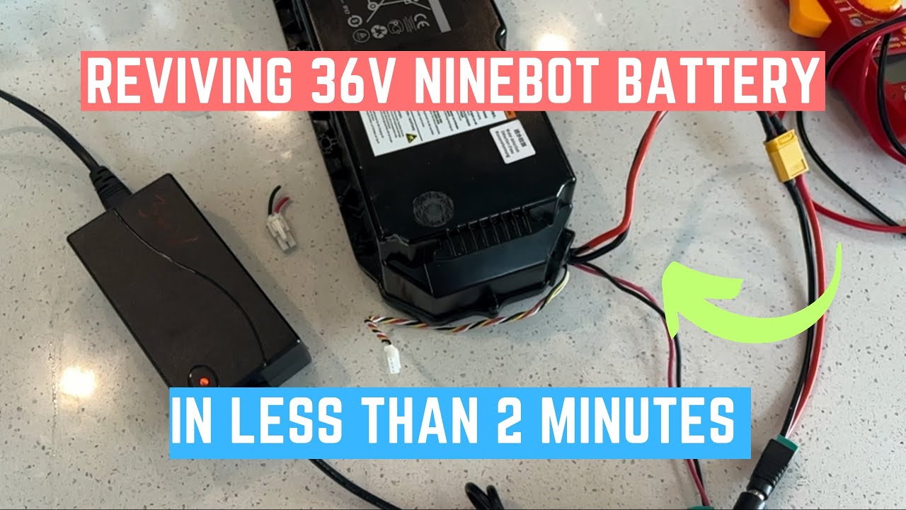 I Revived the Dead Ninebot Max G30 36V Battery in 2 Minutes (Battery ...
