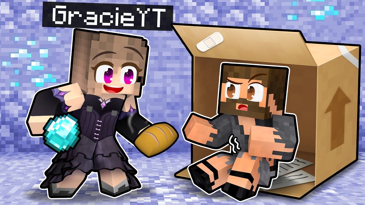 Playing Minecraft as a HELPFUL DARK PRINCESS! - YouTube