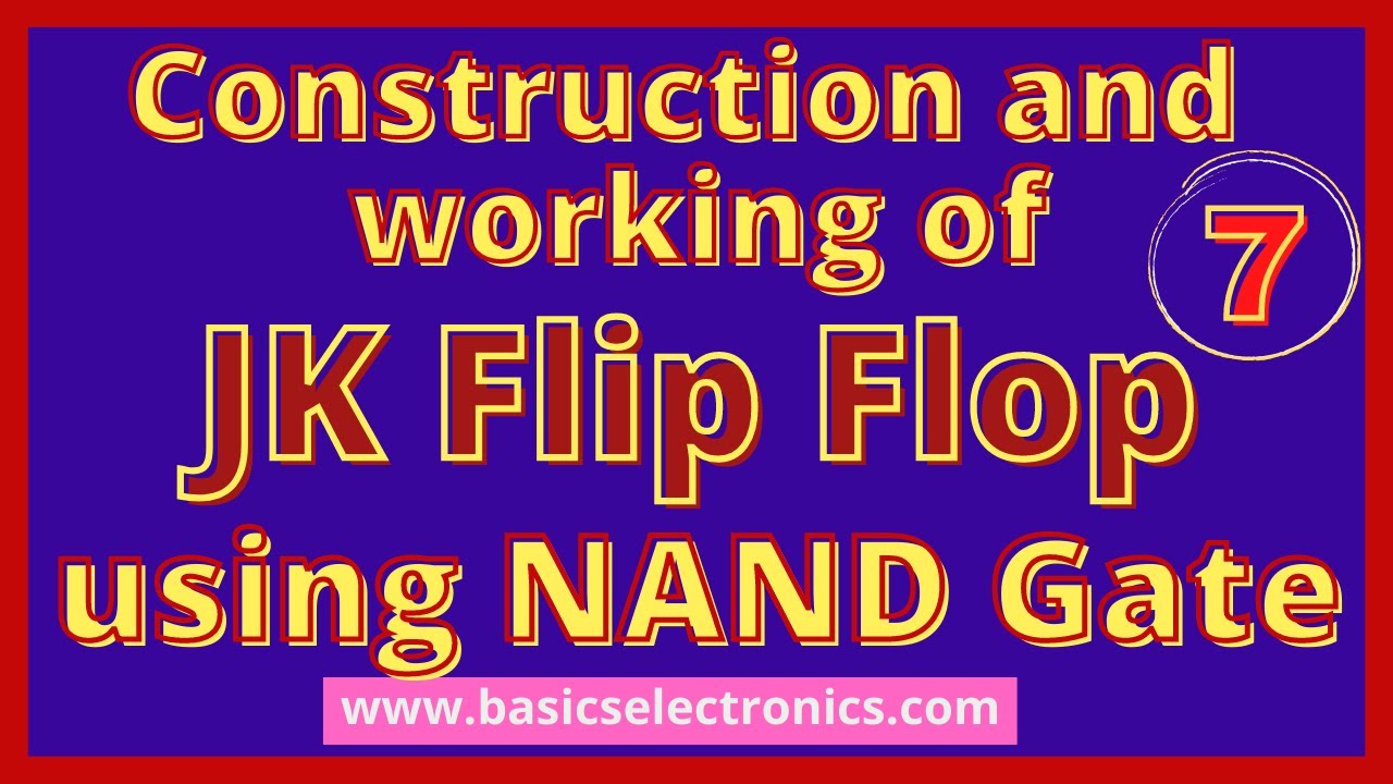 JK flip flop using NAND gate - detailed explanation with logic diagram ...