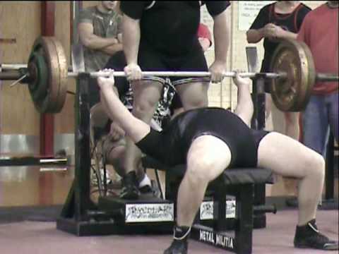 LB Bullins Benches 515 lbs raw - YouTube