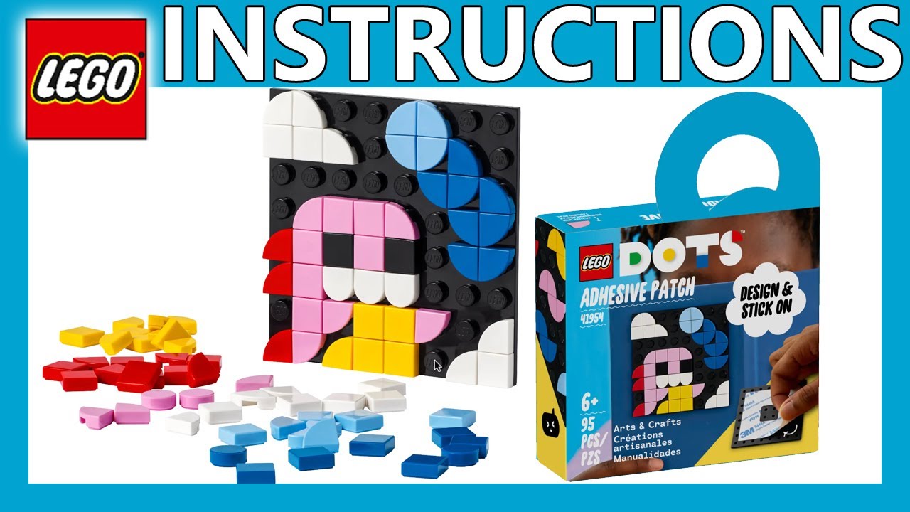LEGO 41954 Adhesive Patch Instructions | LEGO DOTS 2022 - YouTube