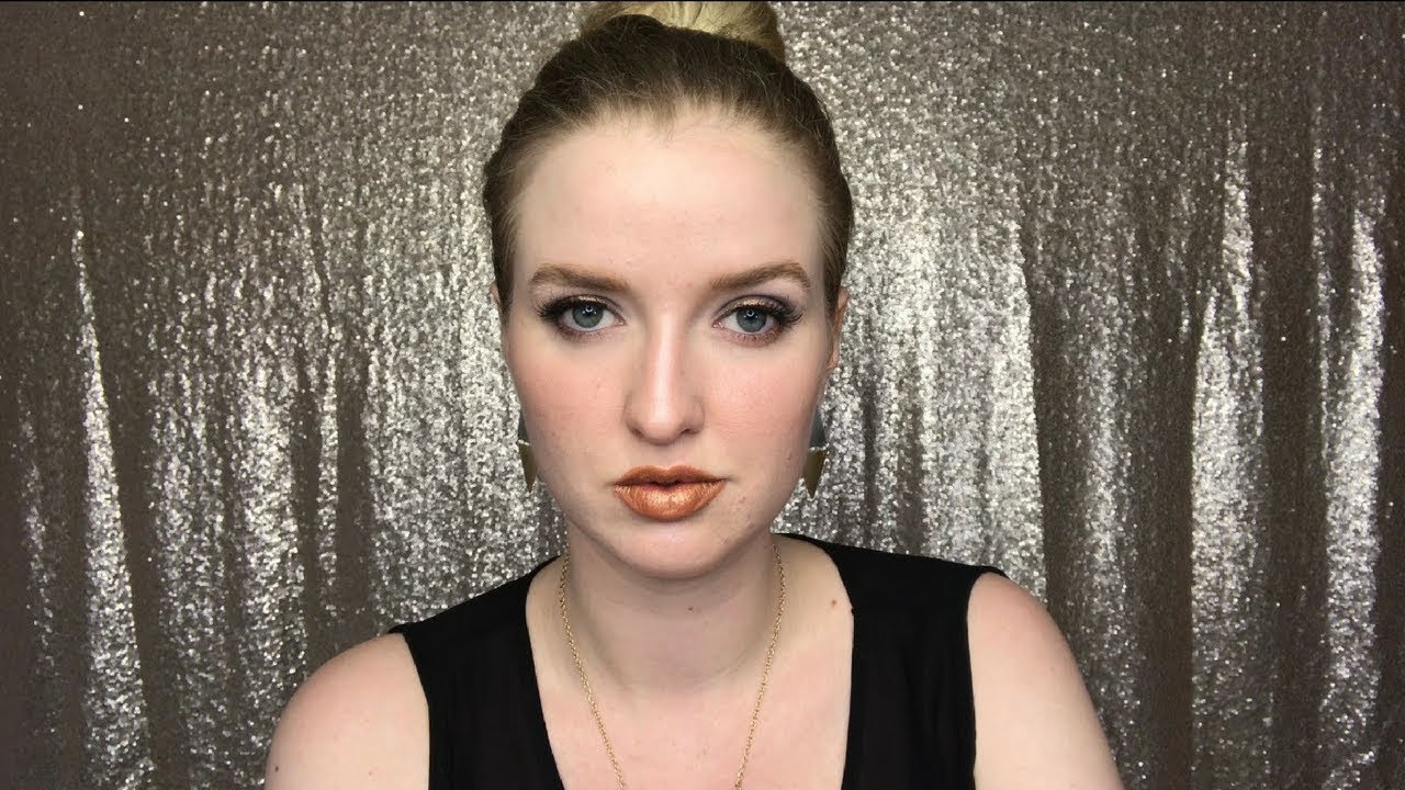 NYE Silver and Gold Makeup Tutorial - YouTube