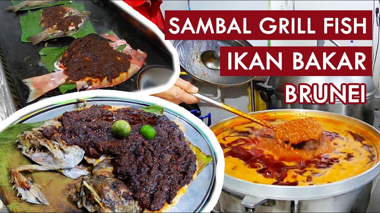 MOST Unique GRILL FISH (IKAN BAKAR) in BRUNEI! - YouTube