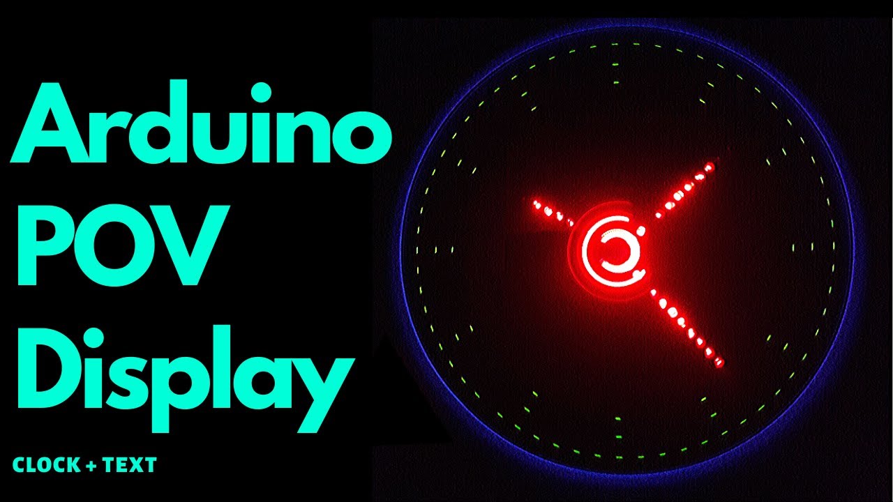 How To Make A Pov Display Clocktext Youtube