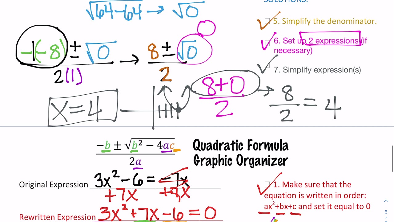 Solving With Quadratic Formula Ex 3 - YouTube
