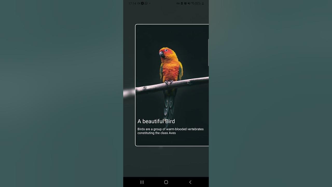 React native horizontal parallax animation in reanimated 2 - YouTube
