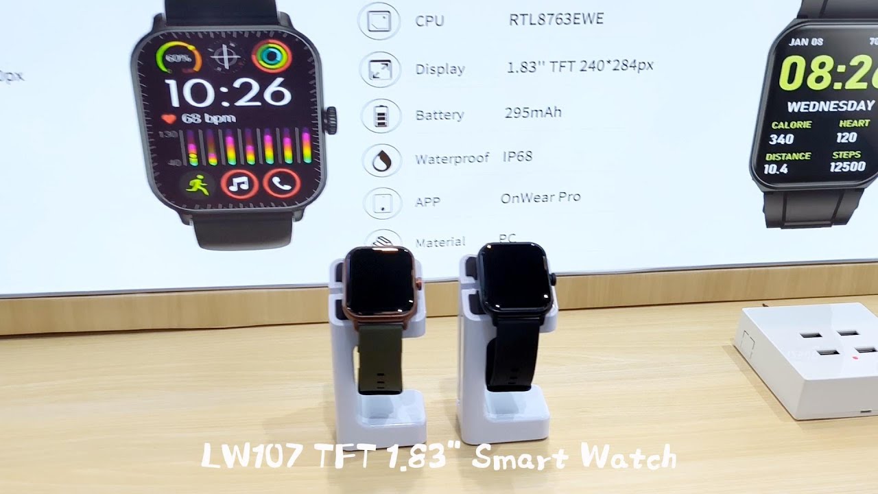 LW107 TFT 1 83 inch Smart Watch #linwear #smartwatch #2023 - YouTube