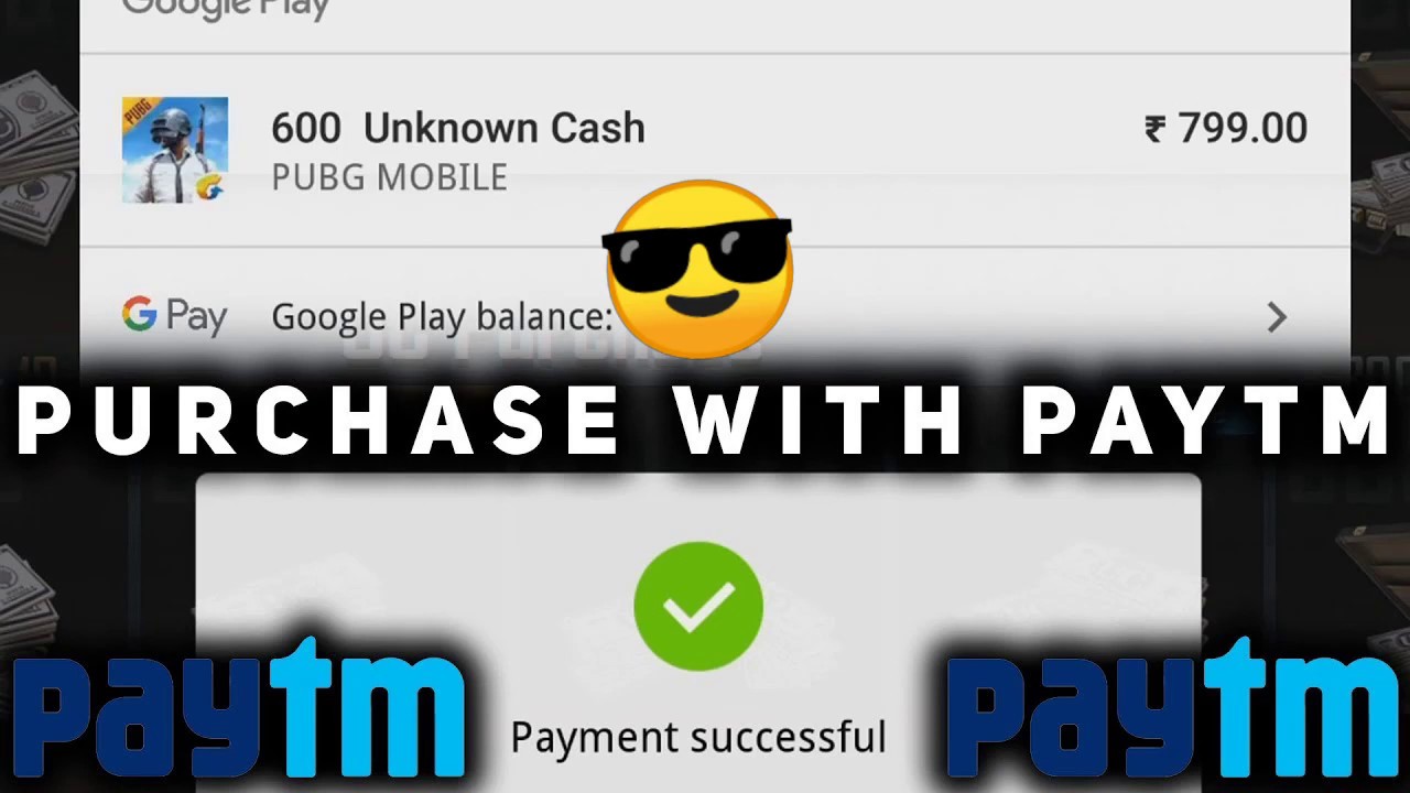 How buy uc in pubg and any game payment in paytm Wallet ? Simple step ...