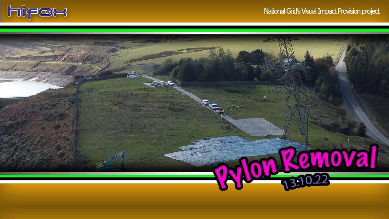Dunford Bridge - Pylon Removal - National Grid’s Visual Impact ...