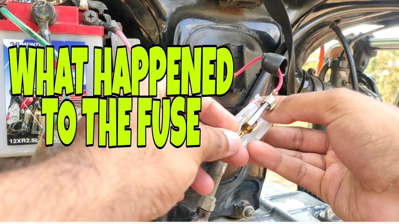 How to change fuse of motorcycle|| At home. - YouTube