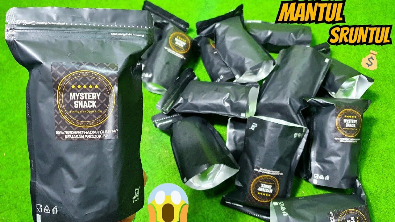 WOW!!! HADIAH UANGNYA MANTEP BANGET!!! UNBOXING MISTERI SNACK BERHADIAH ...