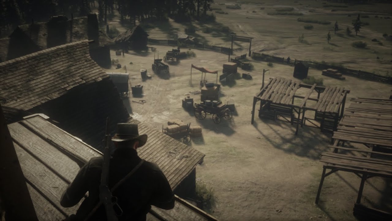 Red Dead Redemption 2 | Rare Weapon found | Hanging Dog Ranch Sniper ...