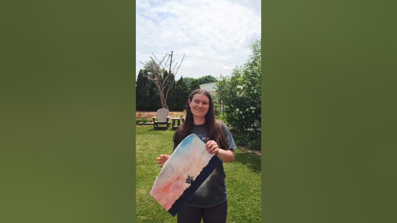 Watercolor is VERY new to me :) #handiworksbymaddie #artbusiness #Christian #artist #writer ...