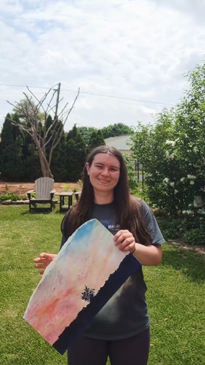 Watercolor is VERY new to me :) #handiworksbymaddie #artbusiness #Christian #artist #writer ...