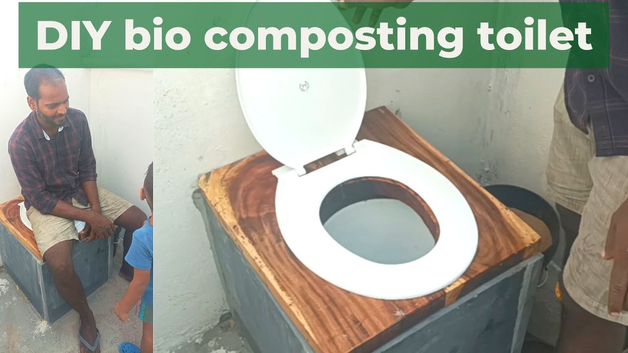Bio composting toilet on our farm - YouTube