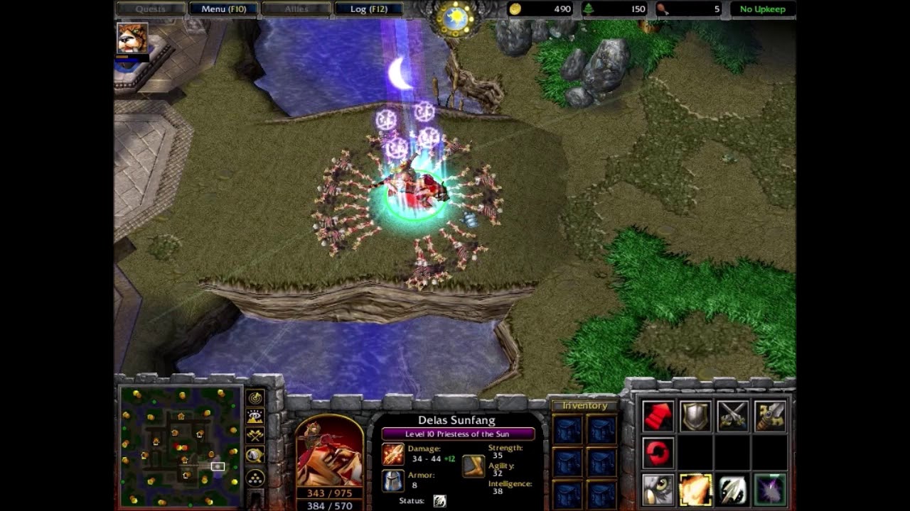 WC3 Classic: Blood Elf Priestess of the Sun - YouTube