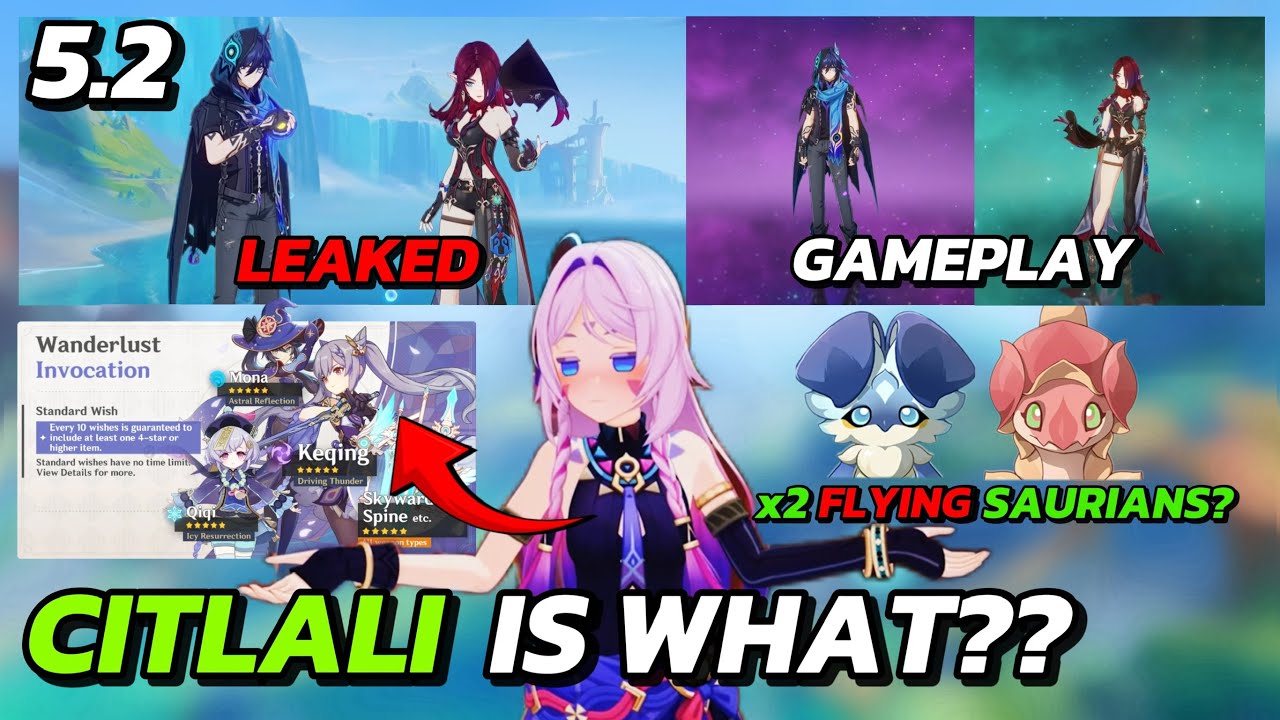 CITLALI SHOCKING NEWS! 5.2 NEW WIND GLIDER | CHASCA ORORON GAMEPLAY ...