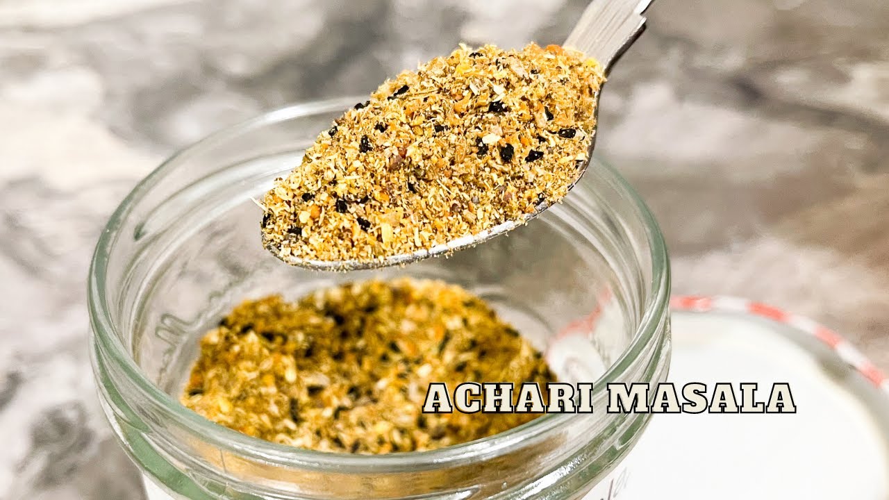 Achari Masala Recipe | Homemade Achar Pickle Powder - YouTube