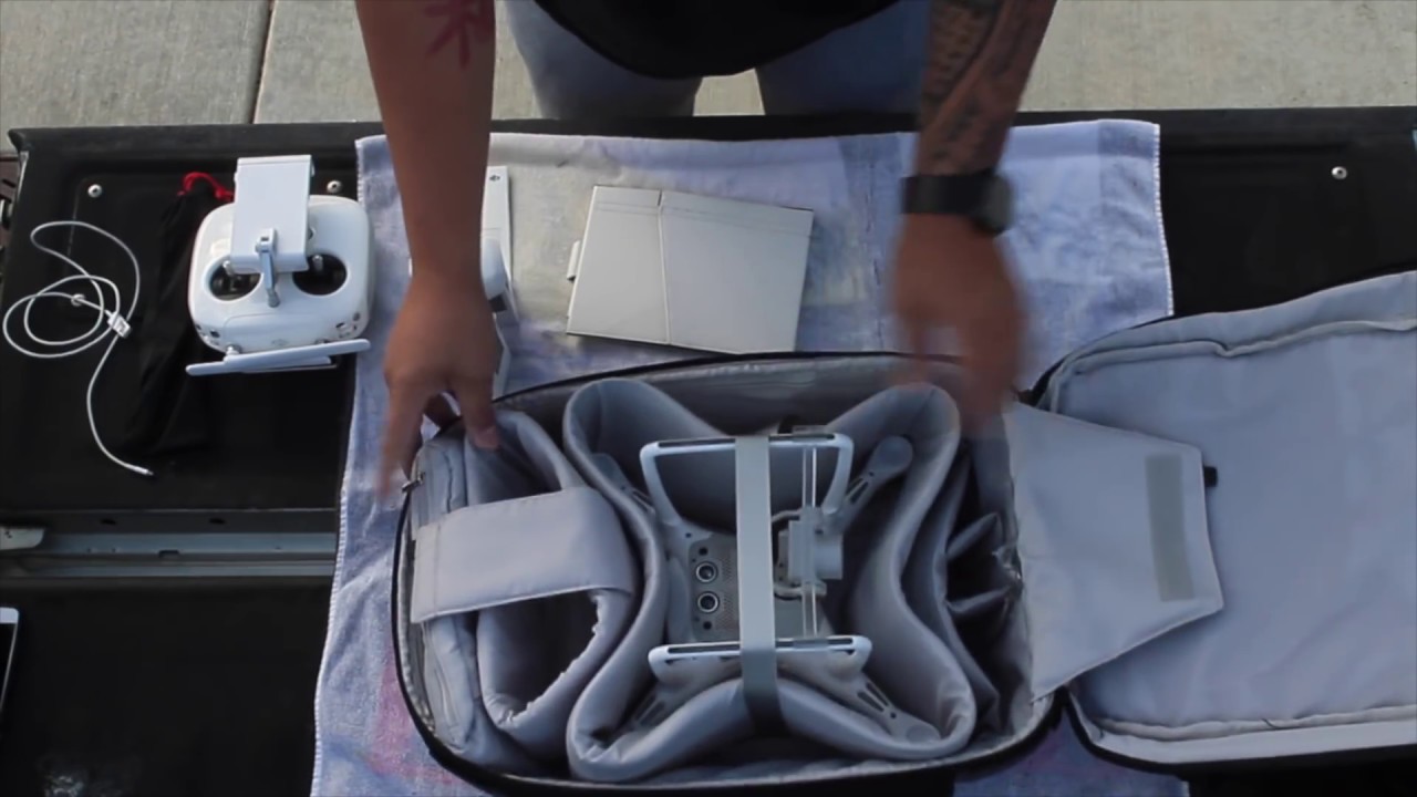DJI Phantom 4 Backpack Unboxing & Review - YouTube