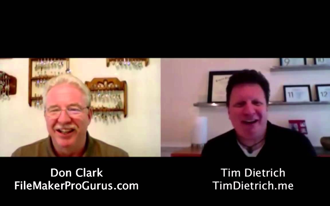 FileMaker Pro Advanced - Tim Dietrich - YouTube