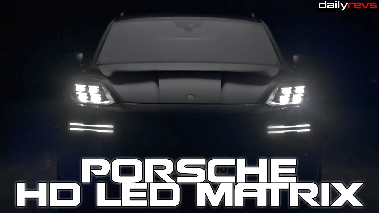 Porsche HD LED Matrix | World’s first High-Resolution LED Matrix Light ...