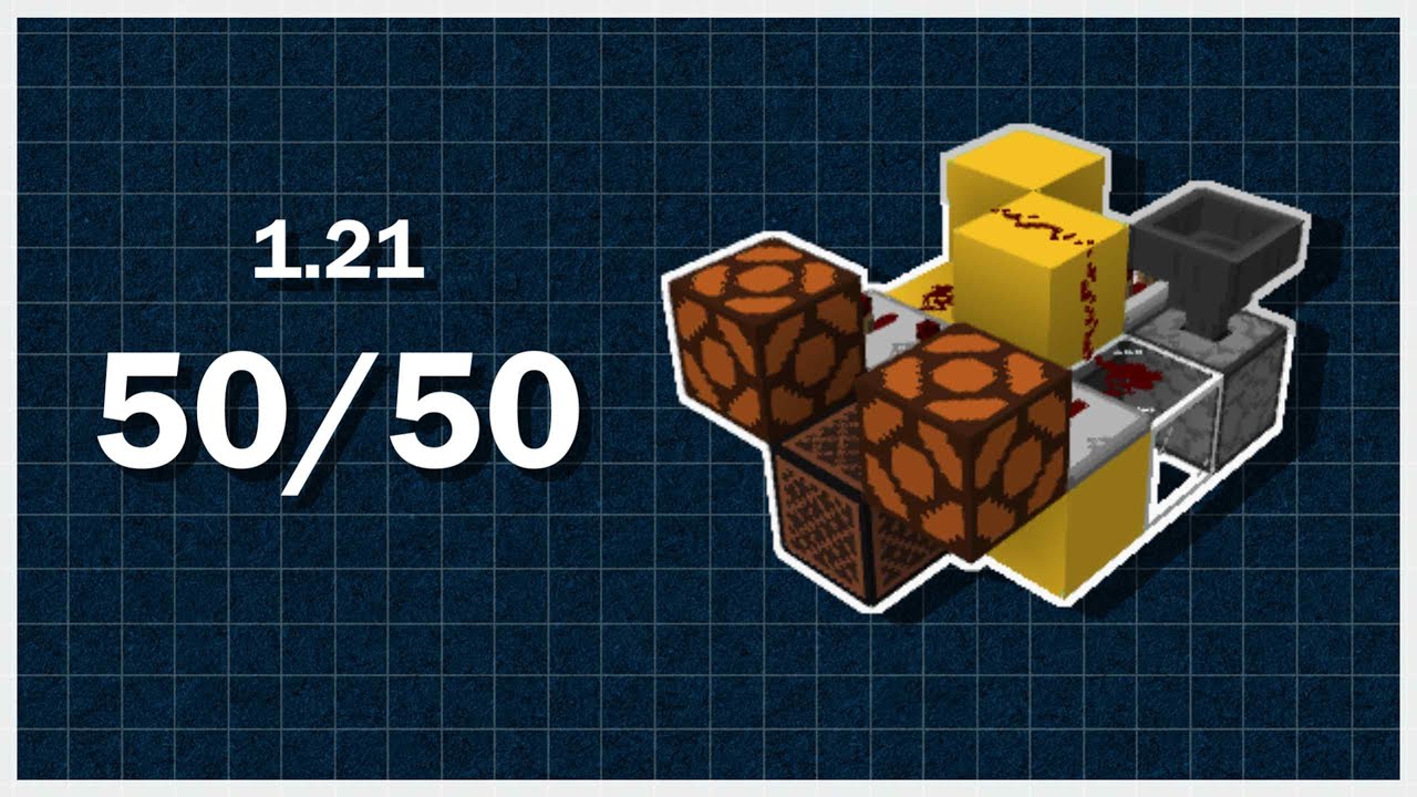 50/50 Machine Minecraft Java & Bedrock | 1.21+ - YouTube
