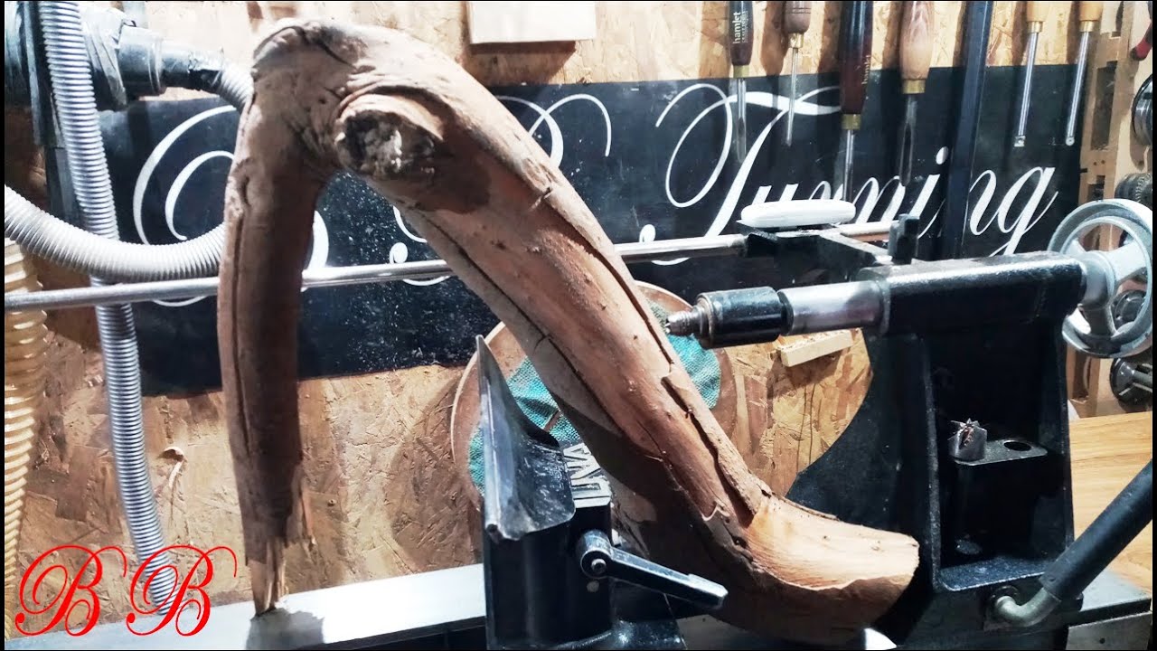 Woodturning a Milk Churn box from unknown wood / wood turning - YouTube